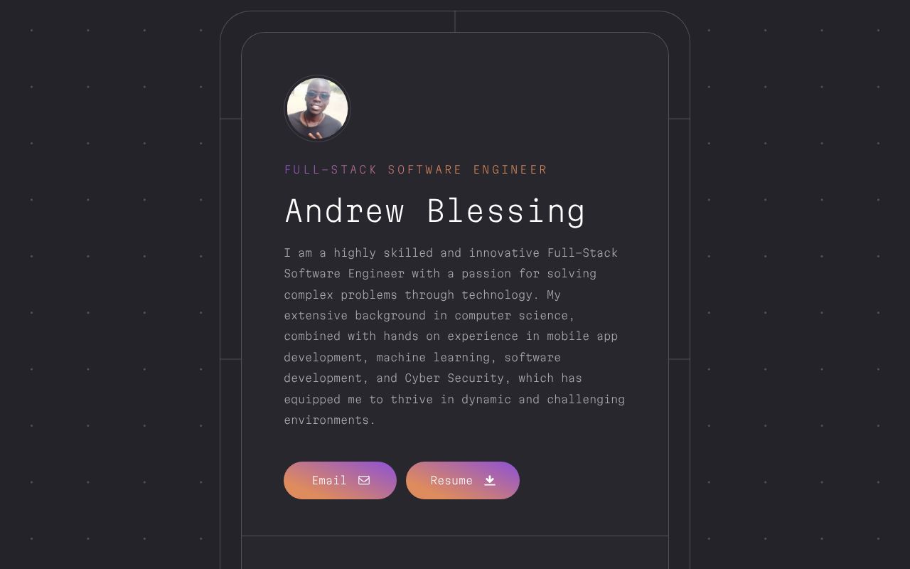 Andrew's Portfolio